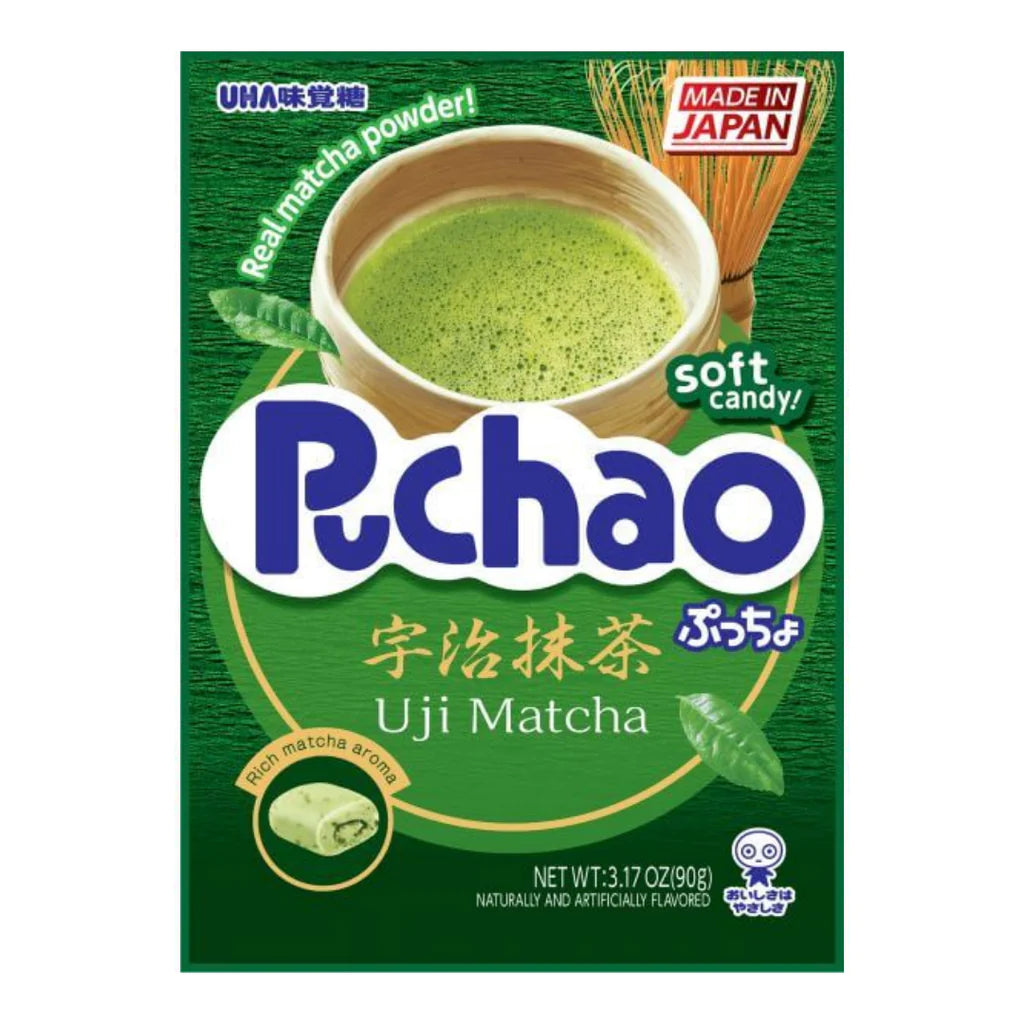 UHA Puchao Bag Matcha 90g – Tom's Confectionery Warehouse