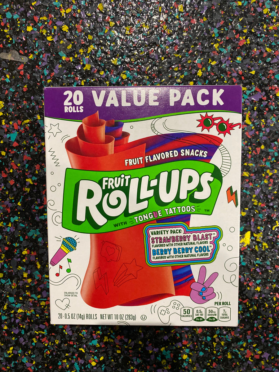 Fruit roll ups - 20 pack 283g – Tom's Confectionery Warehouse