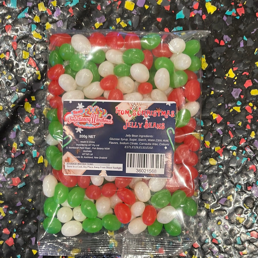 Tom’s Christmas jelly beans (200g) – Tom's Confectionery Warehouse