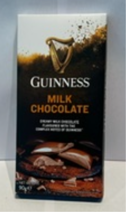 Guinness Chocolate Bar 90g – Tom's Confectionery Warehouse