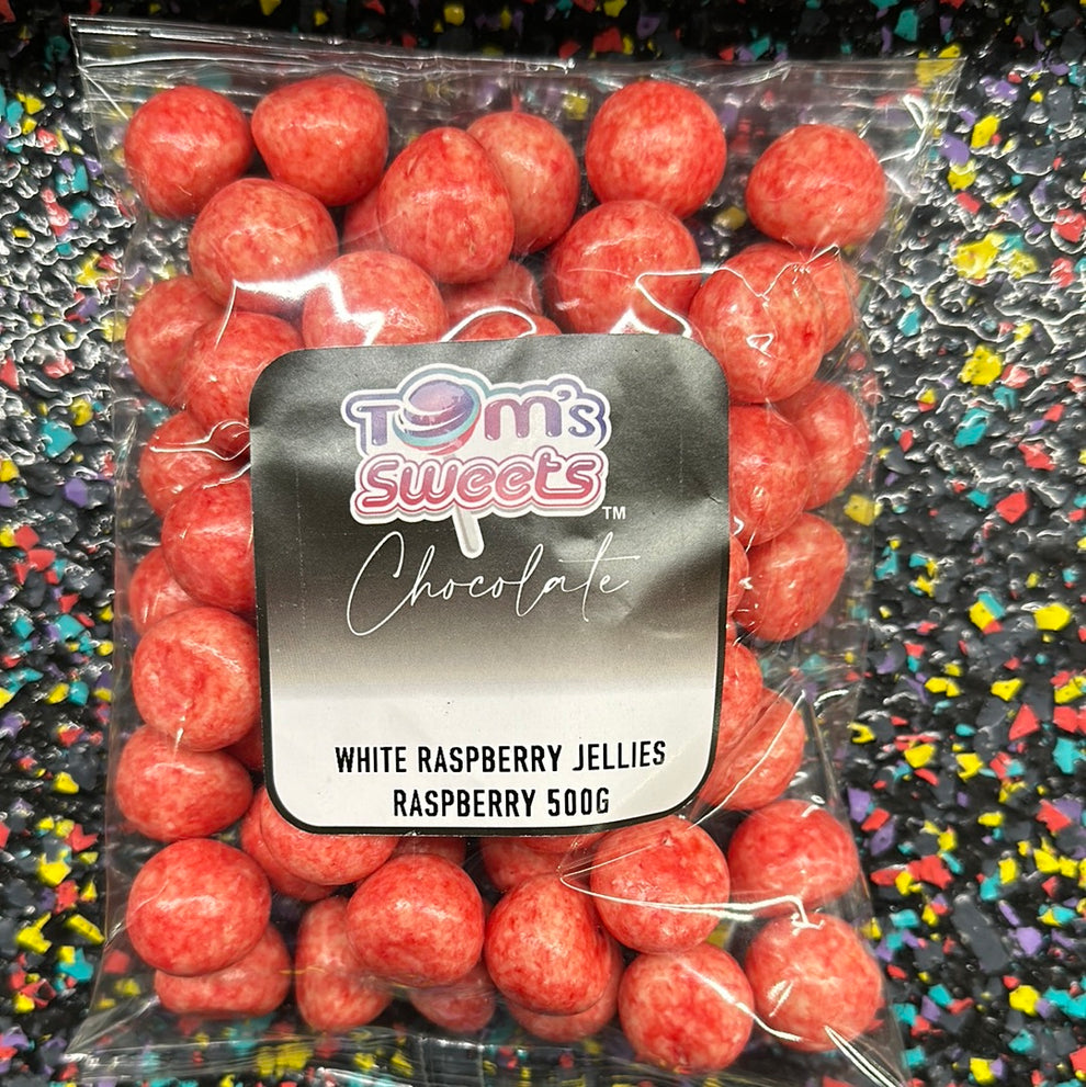 Tom’s Sweets White raspberry, jellies raspberry 500g – Tom's ...