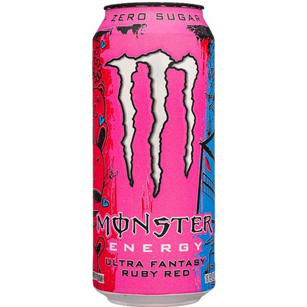 Monster Ultra Fantasy Ruby Red 473ml x 24 – Tom's Confectionery Warehouse