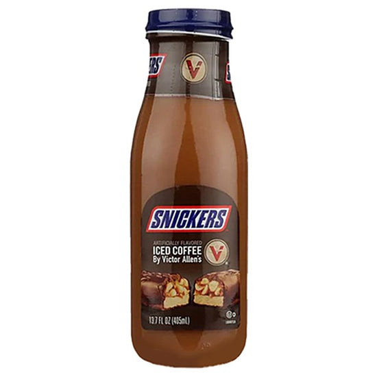 Snickers Ice Coffee Glass Bottle 405ml – Tom's Confectionery Warehouse