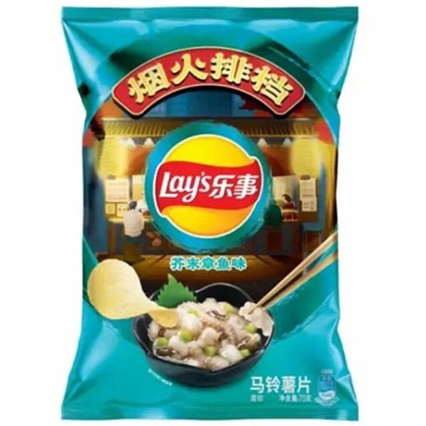 Lays Wasabi Octopus 70g – Tom's Confectionery Warehouse