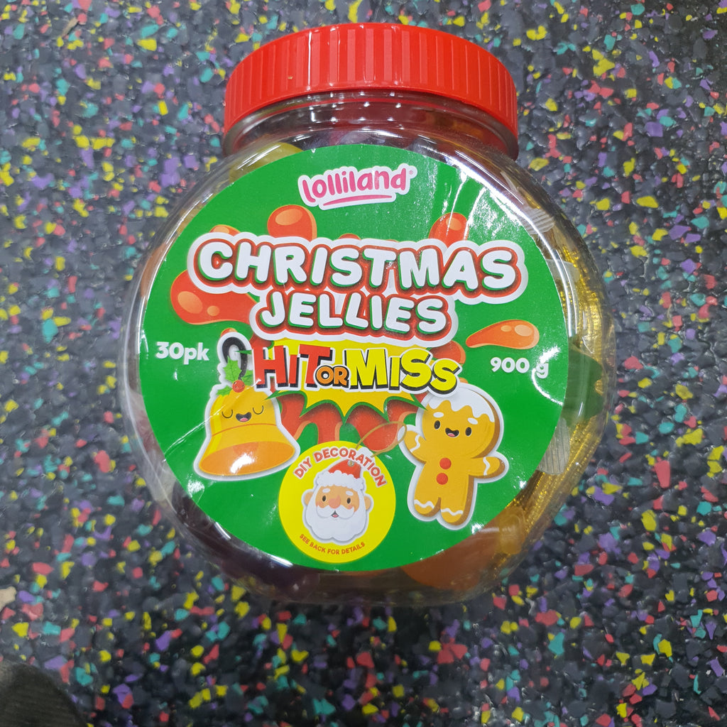 Lolliland Christmas jelly fruits 900g 30pk – Tom's Confectionery Warehouse