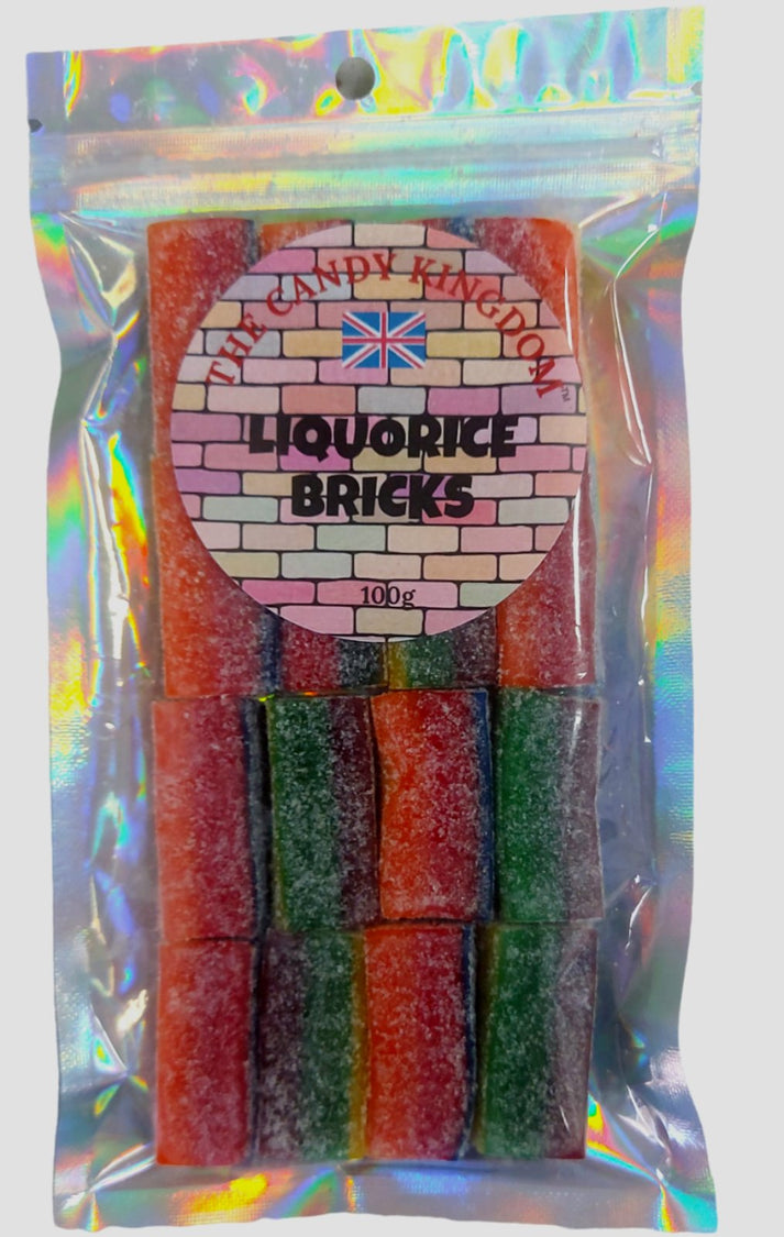 The Candy Kingdom - Liquorice Bricks bag 100g – Tom's Confectionery ...