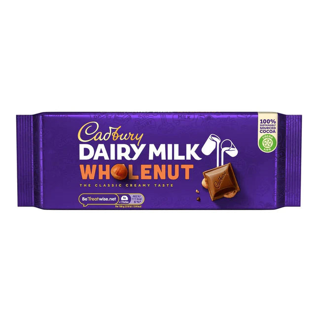 CADBURY DAIRY MILK BLOCK HAZEL NUT PM 95G – Tom's Confectionery Warehouse