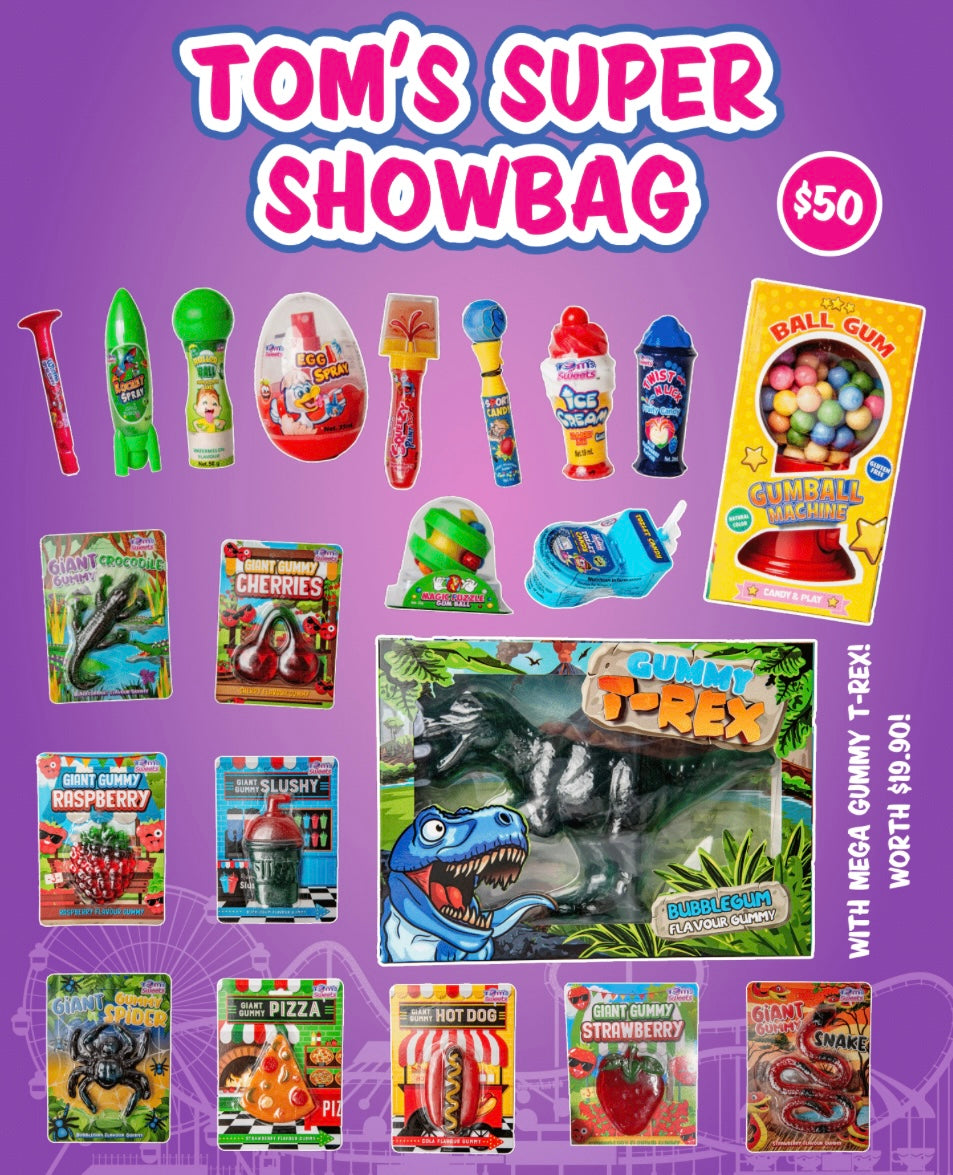 Tom’s Super Showbag – Tom's Confectionery Warehouse
