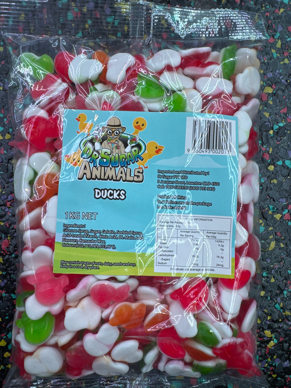 Dr. Sugar gummy Duck 1kg – Tom's Confectionery Warehouse