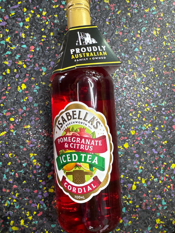 Isabella’s Cordial -pomegranate & citrus iced tea 700ml – Tom's ...