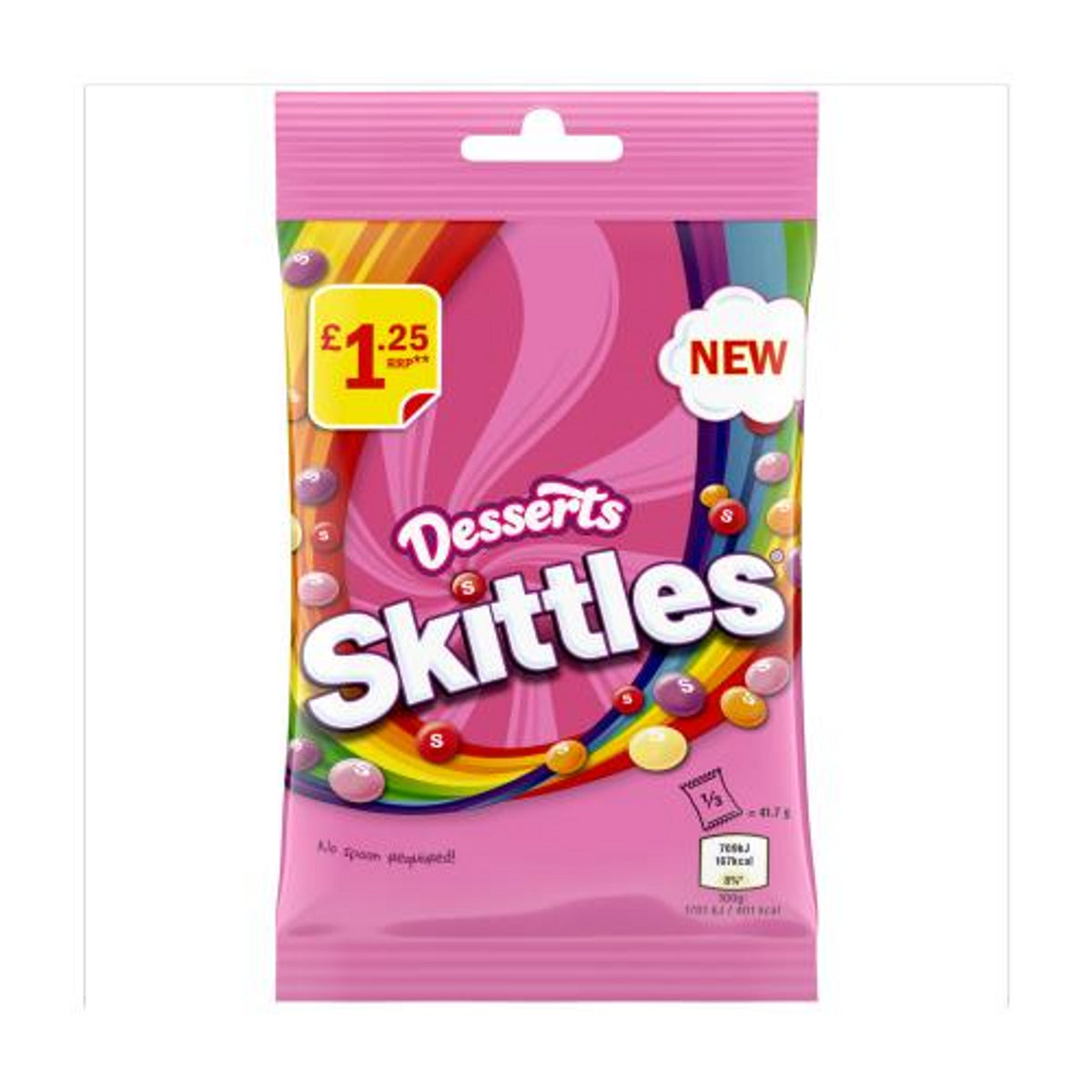 Skittles - Desserts 125g – Tom's Confectionery Warehouse