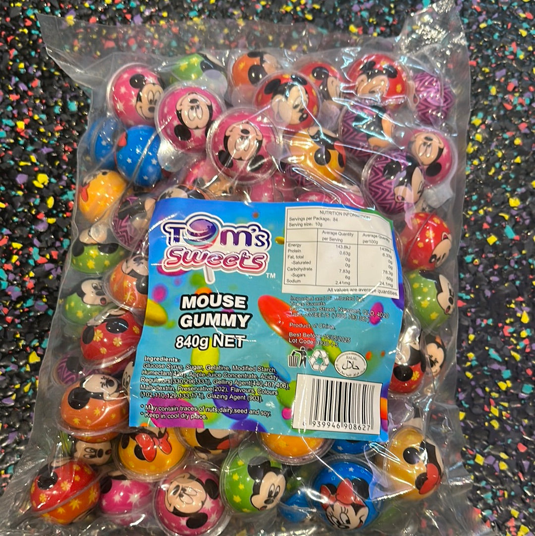 Tom’s Sweets Mouse Gummy 840g – Tom's Confectionery Warehouse