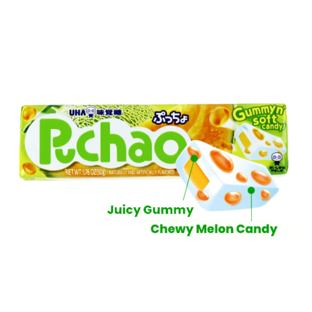 UHA Puchao Melon 50g – Tom's Confectionery Warehouse
