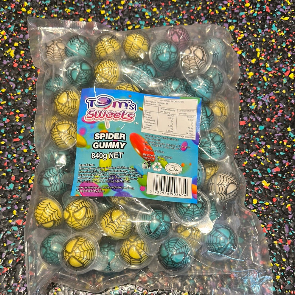 Tom’s Sweets Spider Gummy 1kg – Tom's Confectionery Warehouse