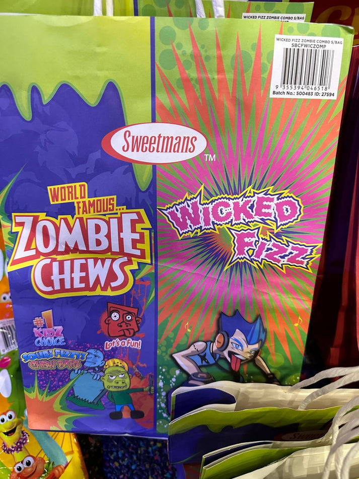 Wicked Fizz Zombie Combo Bag – Tom's Confectionery Warehouse