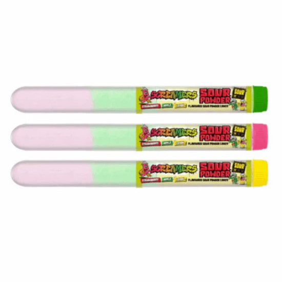 Zed Candy Screamers Sour Powder Tubes 15g – Tom's Confectionery Warehouse