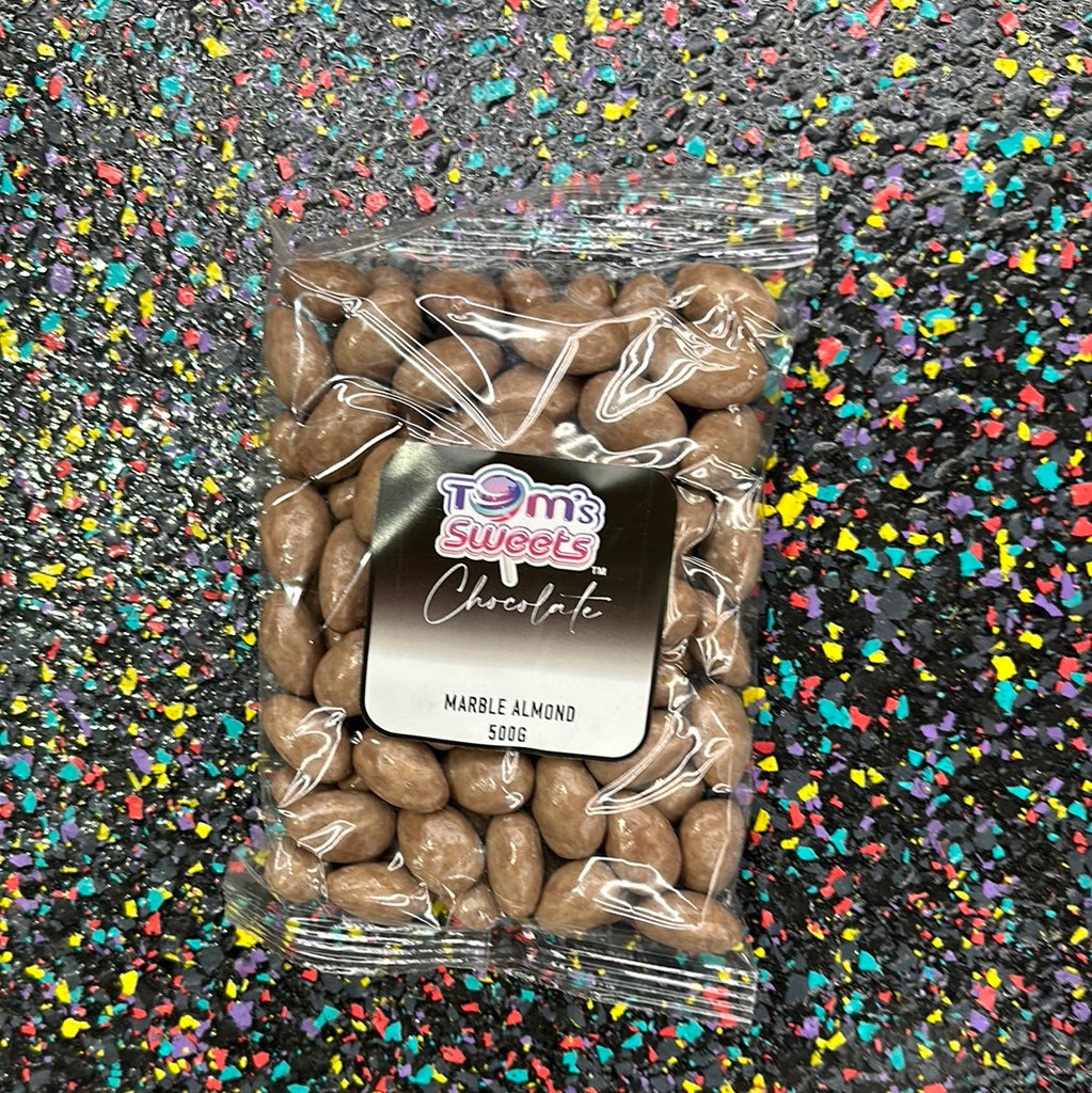 Tom’s Sweets almond, marble 500g – Tom's Confectionery Warehouse