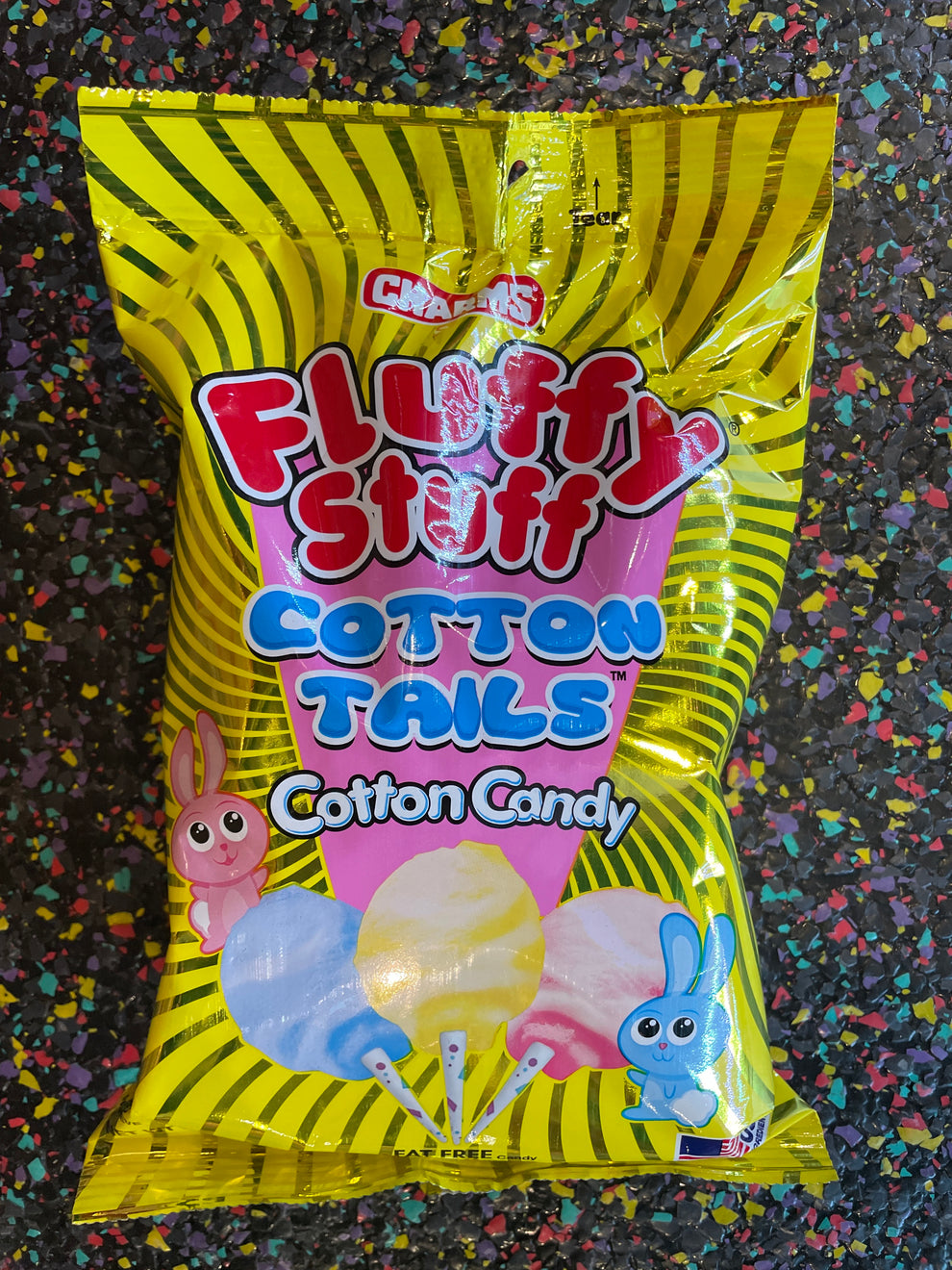 Charms Fluffy Stuff Rainbow Cotton Tails cotton Candy 60g – Tom's ...