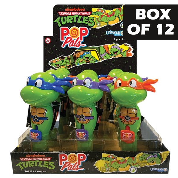 UC Ninja Turtle Pop Pals 8g – Tom's Confectionery Warehouse