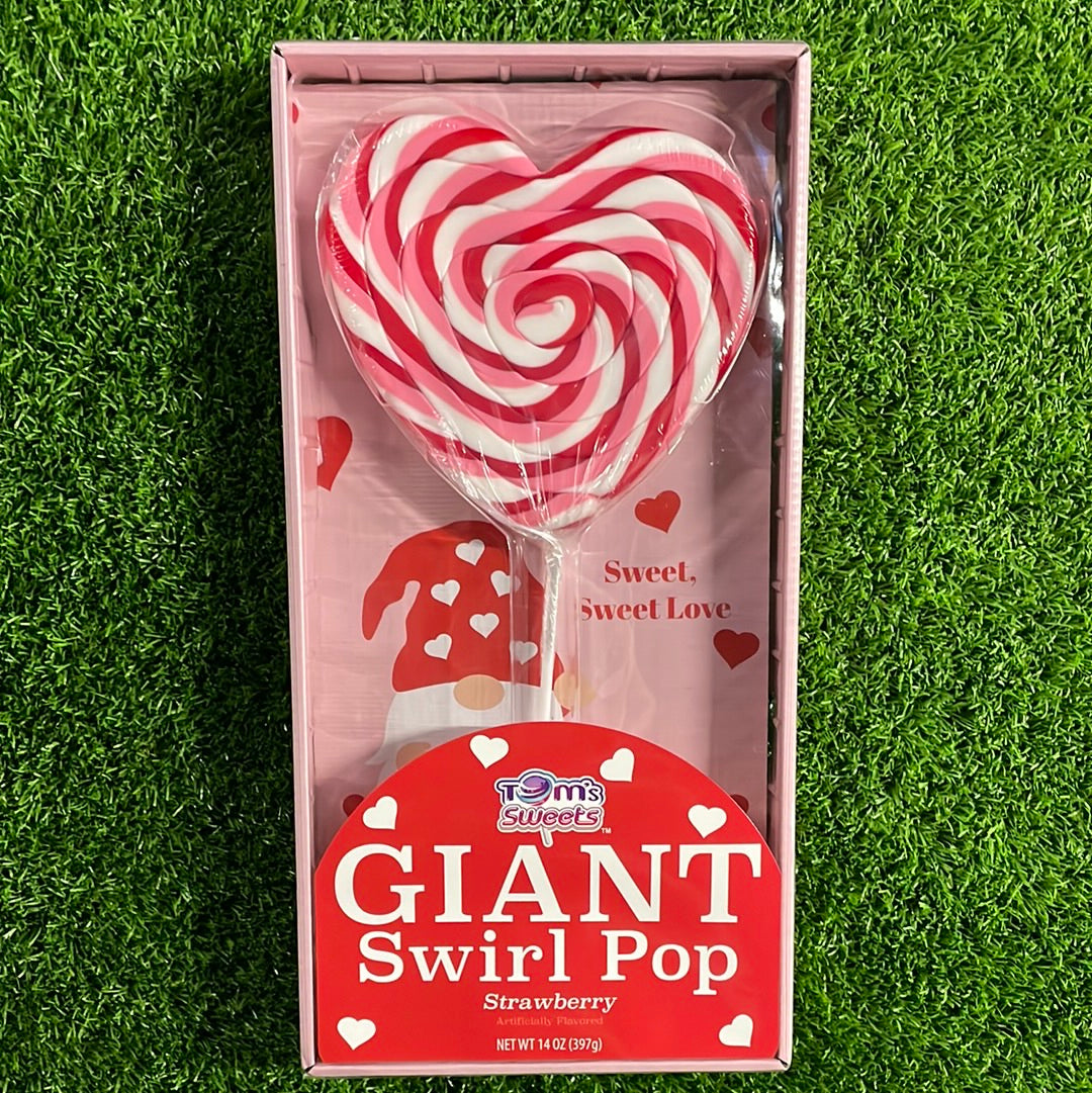 Tom’s Sweets - Giant Swirl Pop Heart – Tom's Confectionery Warehouse
