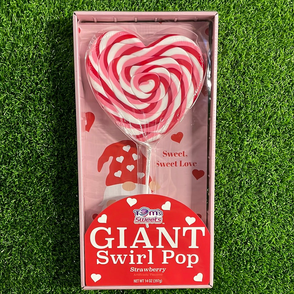 Tom’s Sweets - Giant Swirl Pop Heart – Tom's Confectionery Warehouse