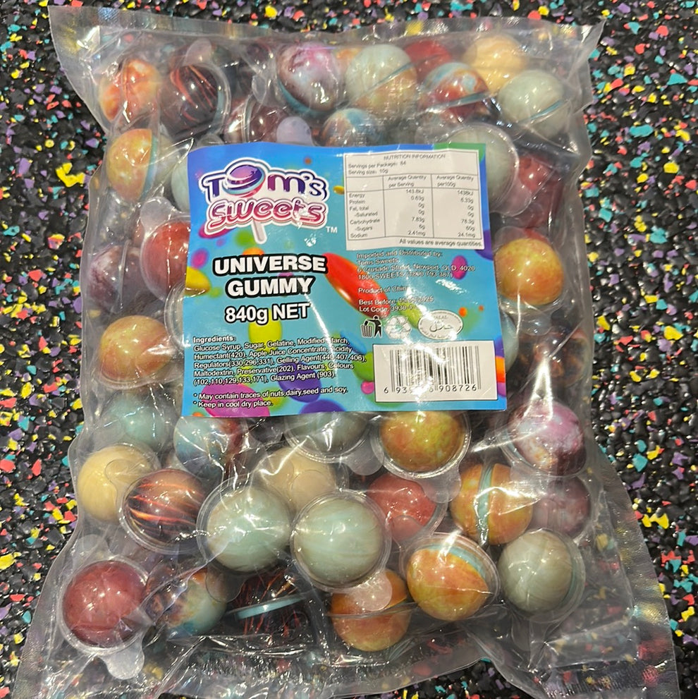 Tom’s Sweets Universe Gummy 840g – Tom's Confectionery Warehouse