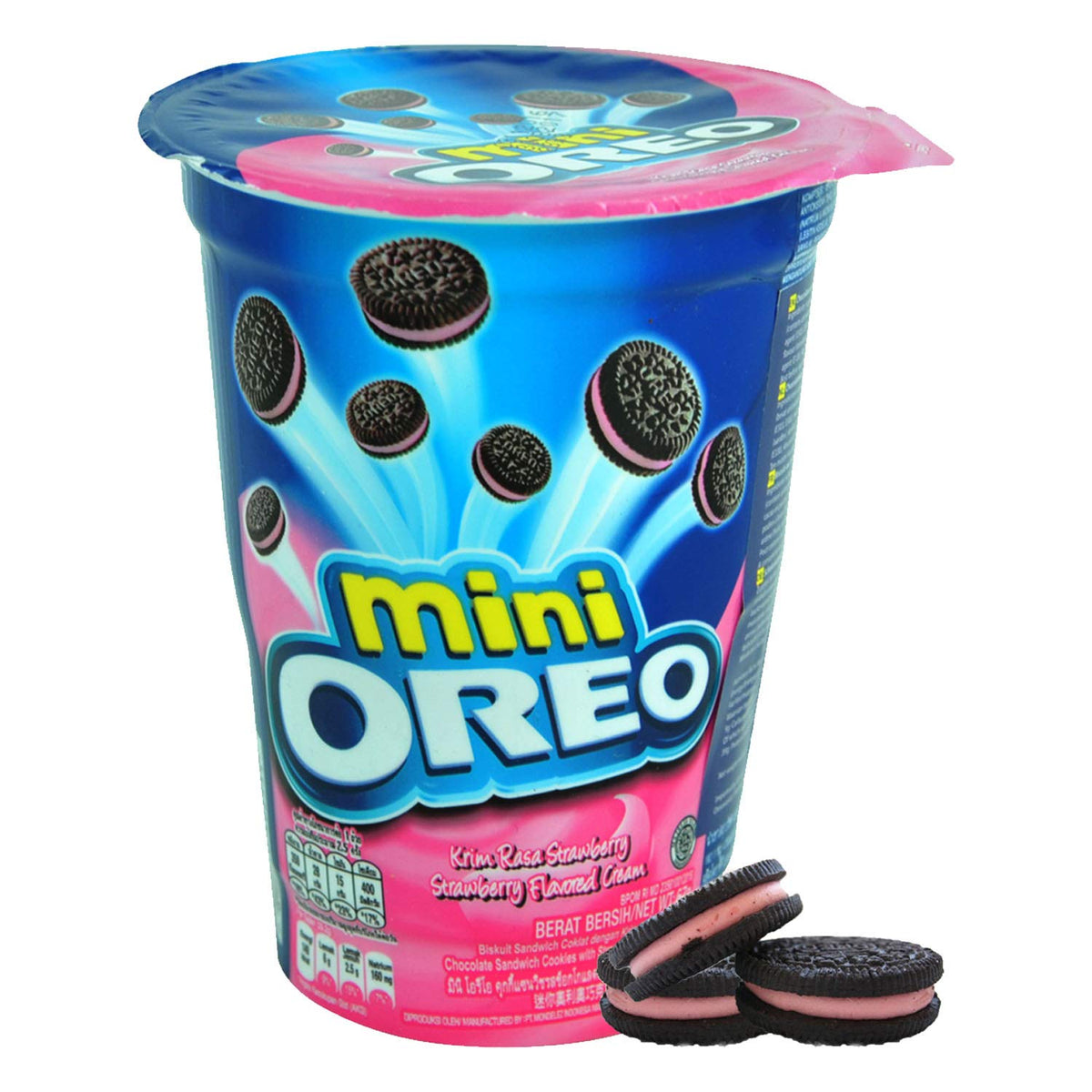 Oreo Mini Tub 61.4g - Strawberry – Tom's Confectionery Warehouse