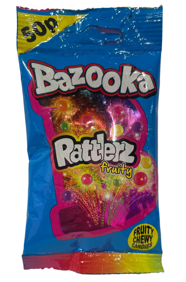 Bazooka Rattlerz Fruity 40g – Tom's Confectionery Warehouse