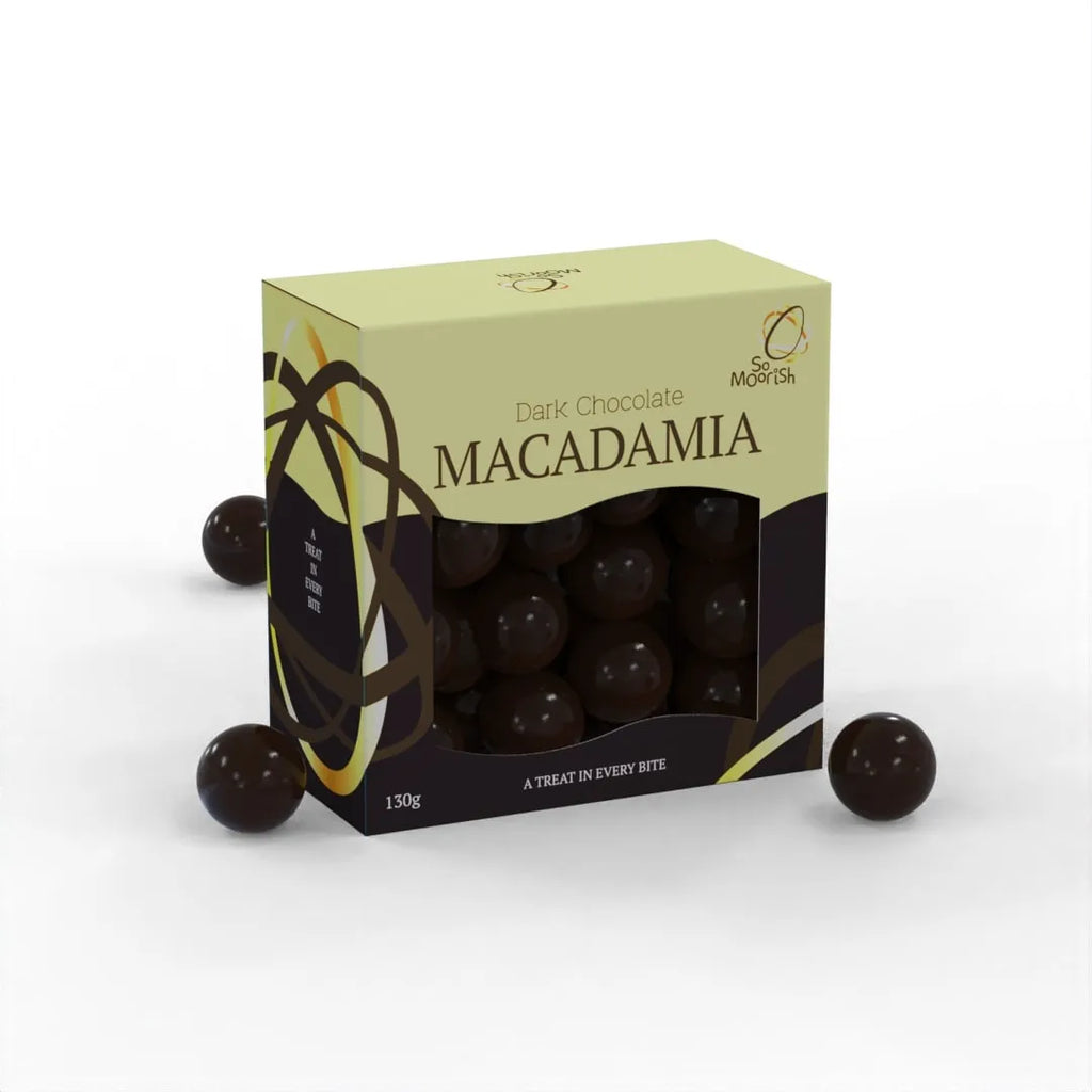 Dark Chocolate Macadamia 130g – Tom's Confectionery Warehouse