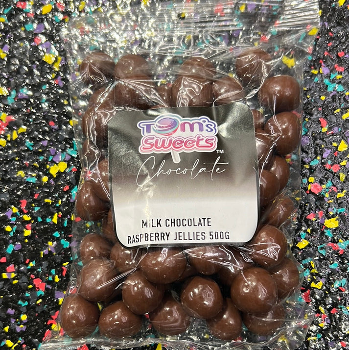 Tom’s Sweets Milk Raspberry Jellies 500g – Tom's Confectionery Warehouse