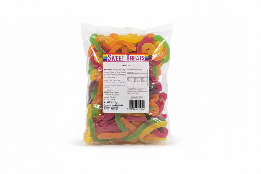 Sweet treats - Snakes 1kg – Tom's Confectionery Warehouse