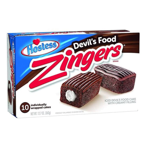 HOSTESS CHOC ZINGERS 380G – Tom's Confectionery Warehouse