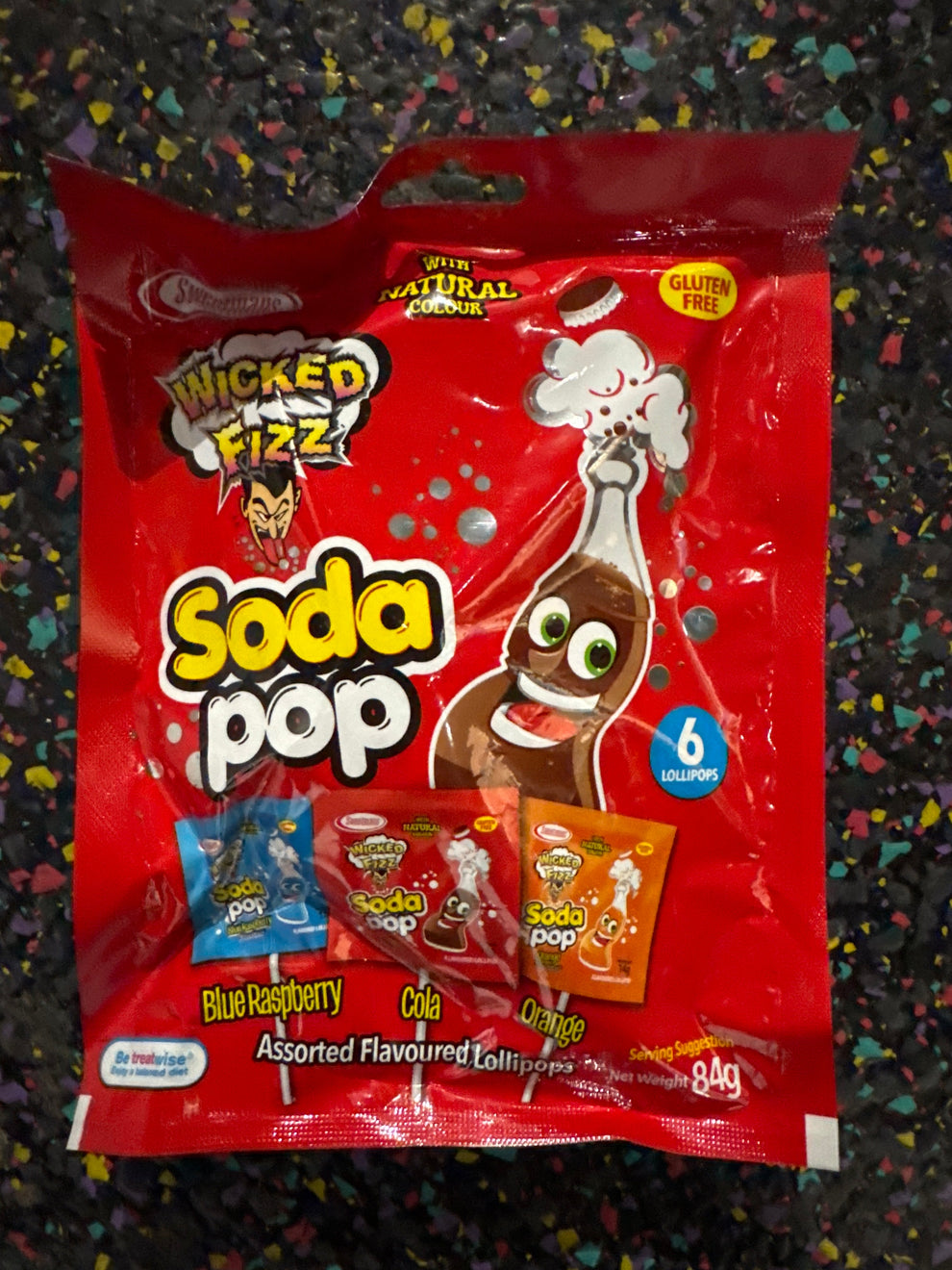 Wicked fizz Soda Pop - 6 pack 84g – Tom's Confectionery Warehouse