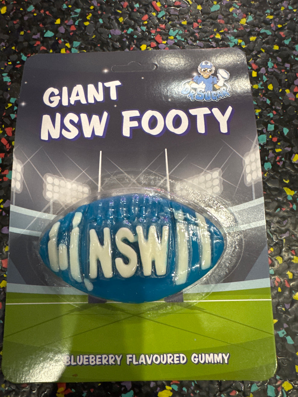 Dr Sugar - Gummy NSW football 90g – Tom's Confectionery Warehouse