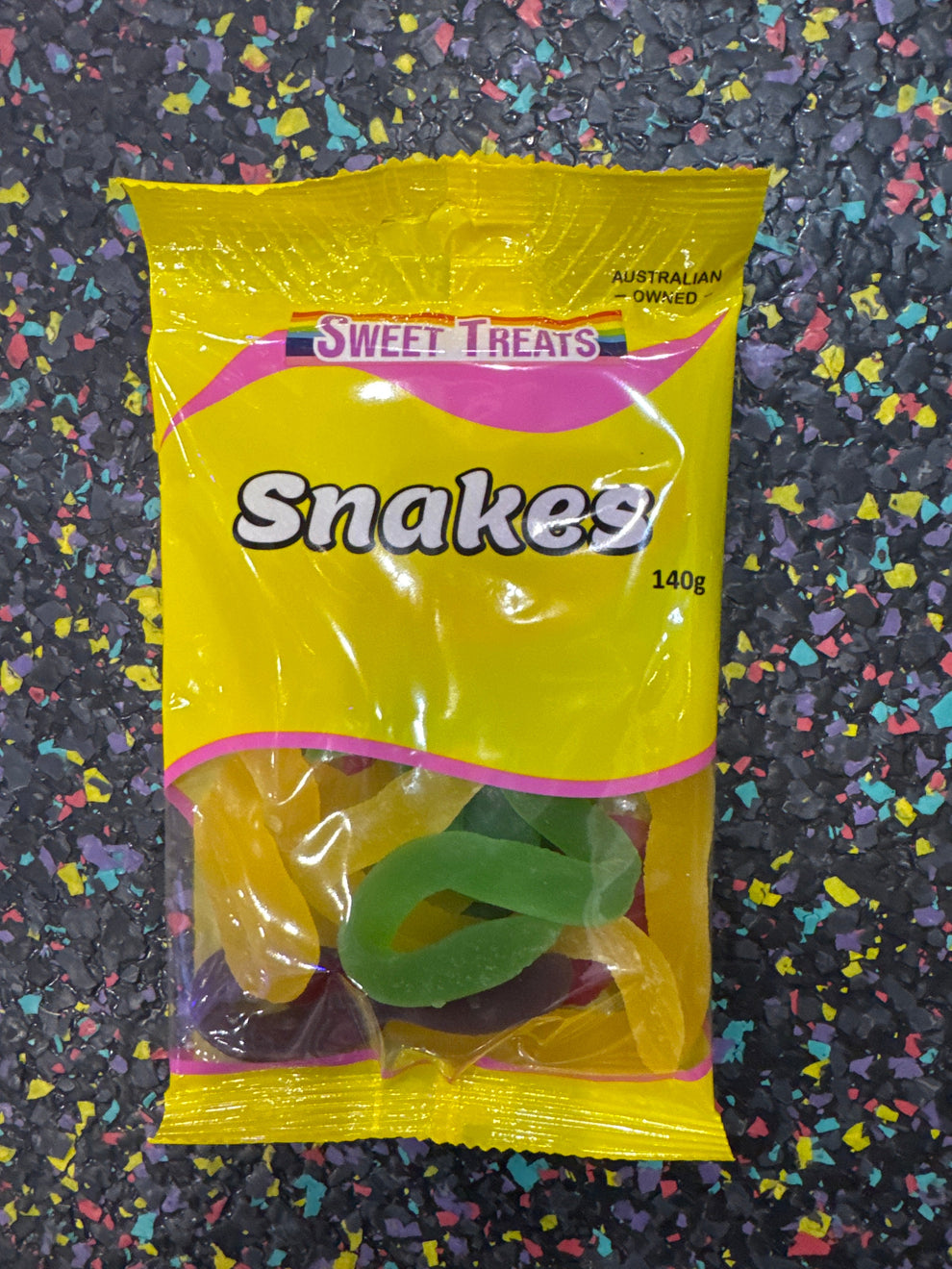 Sweet Treats Snakes 140g – Tom's Confectionery Warehouse