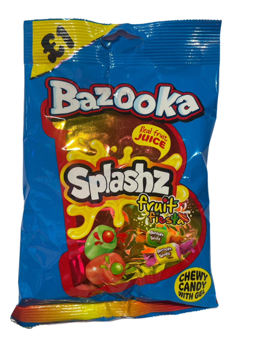 Bazooka Splash- Fruit Fiesta 120g – Tom's Confectionery Warehouse