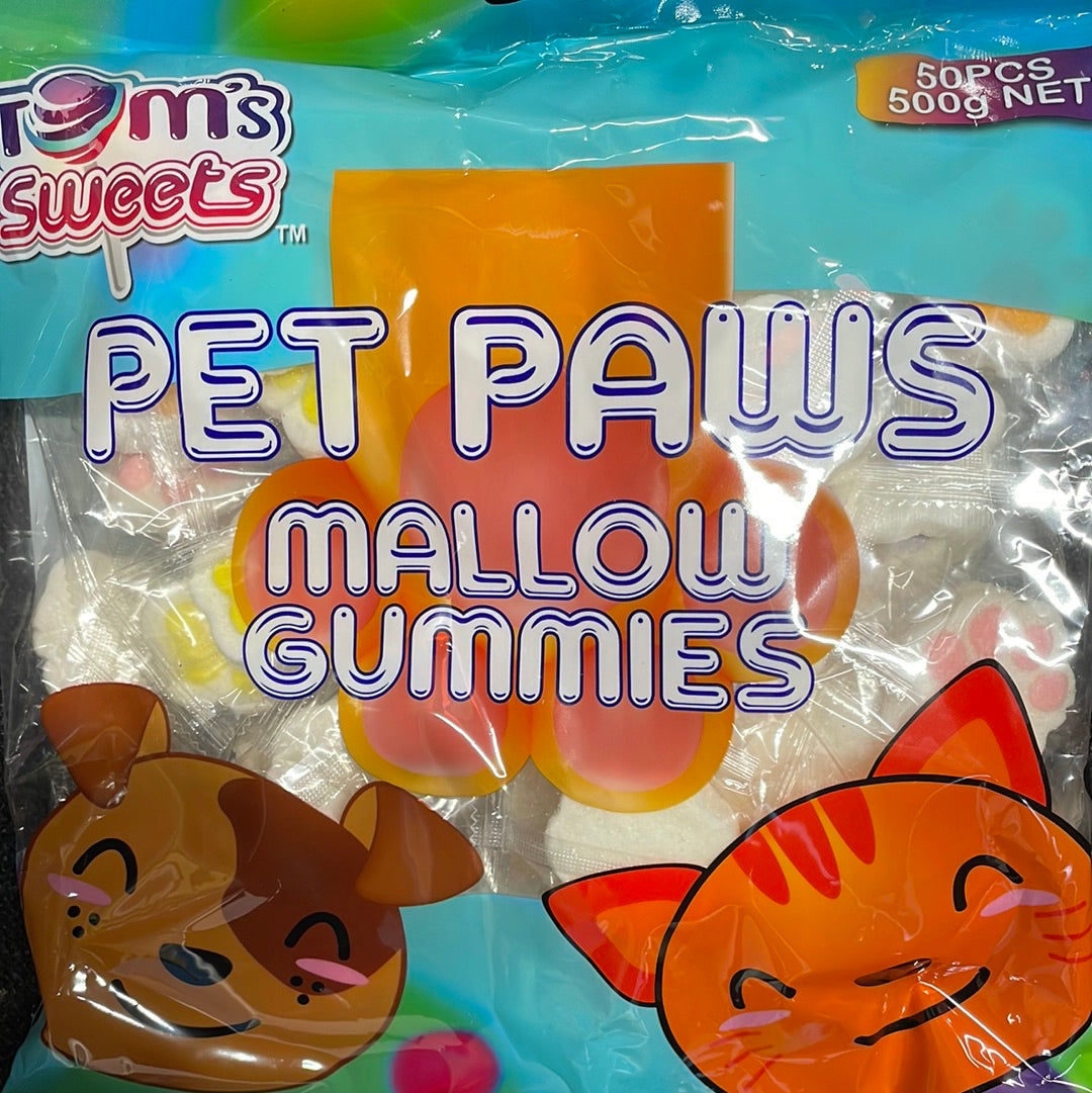 Tom’s Sweets - Pet Paws Mallow Gummies – Tom's Confectionery Warehouse