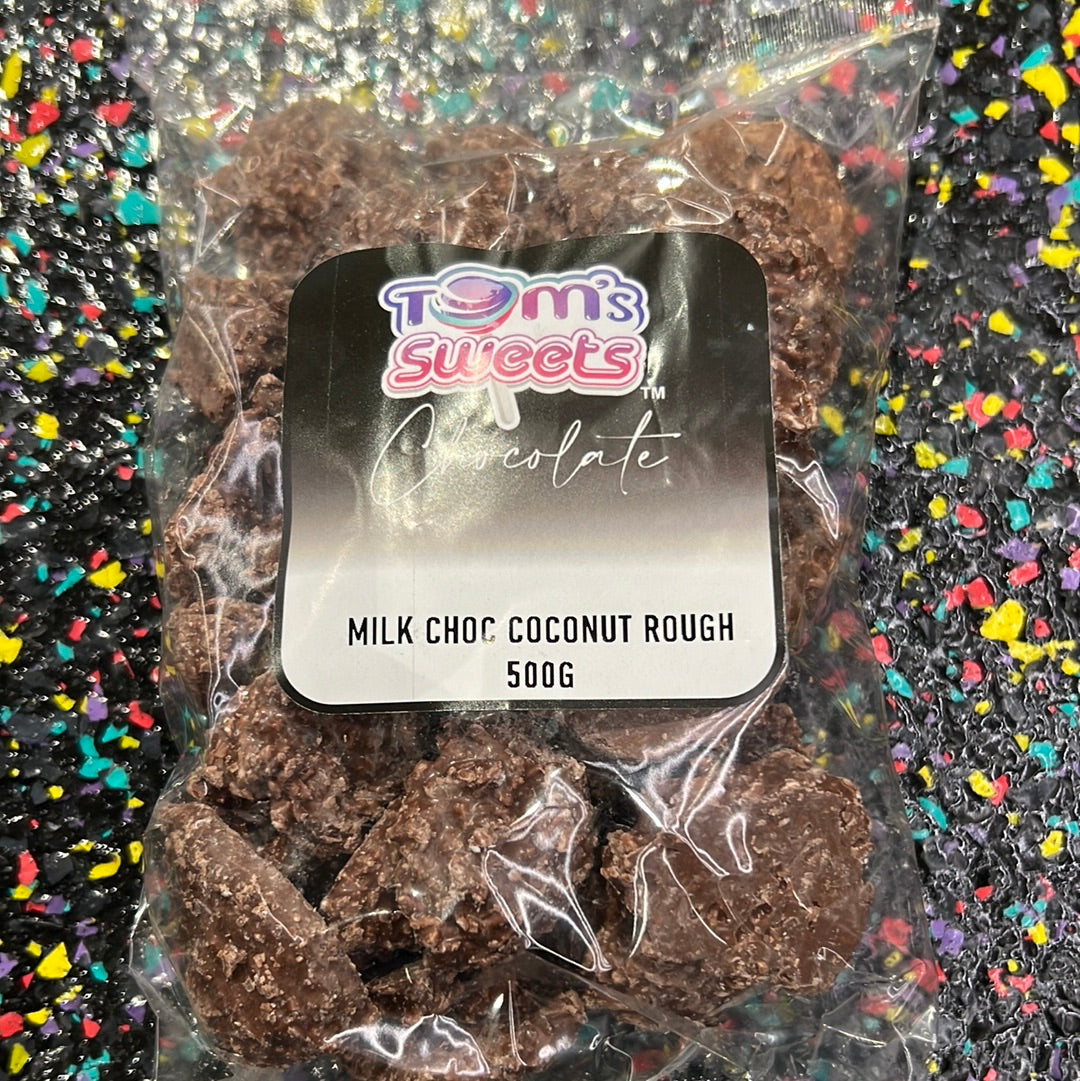 Tom’s Sweets Choc Coconut Rough 500g – Tom's Confectionery Warehouse