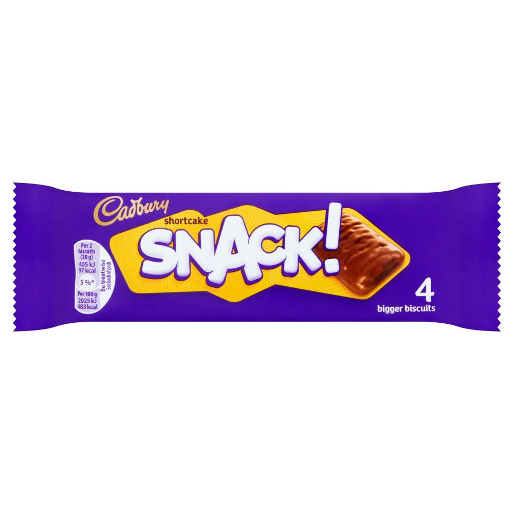 CADBURY SNACK SHORTCAKE 40G – Tom's Confectionery Warehouse