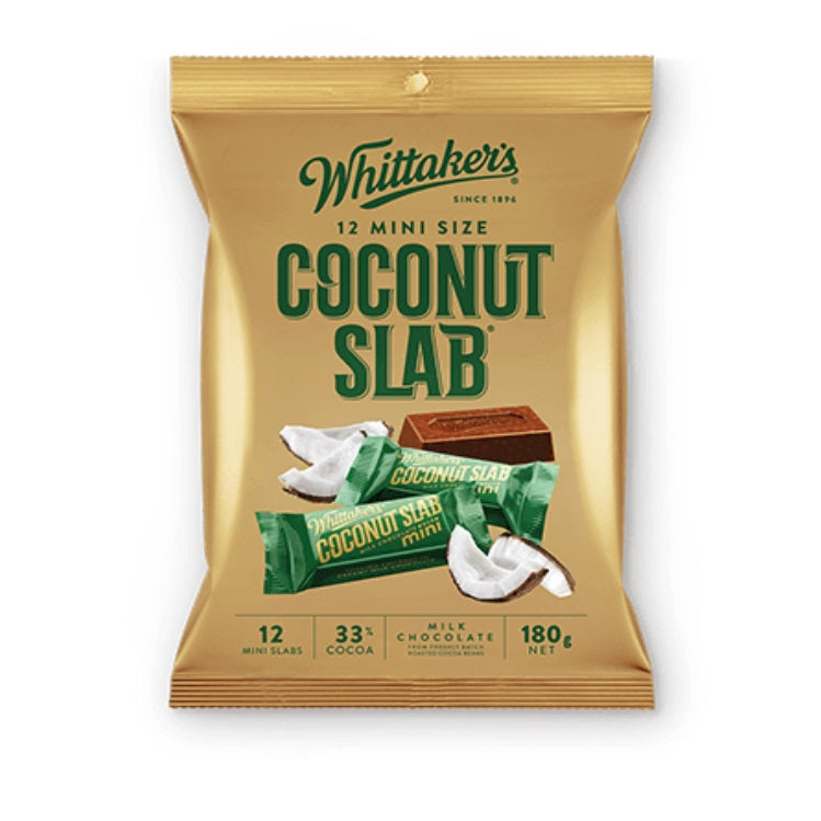 Whittaker's Milk Chocolate Mini Peanut Slabs 12 Pack 180g - Price ...