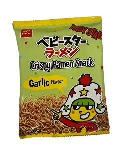 Baby Star Wide Garlic Crispy Ramen Snack 70g – Tom's Confectionery ...