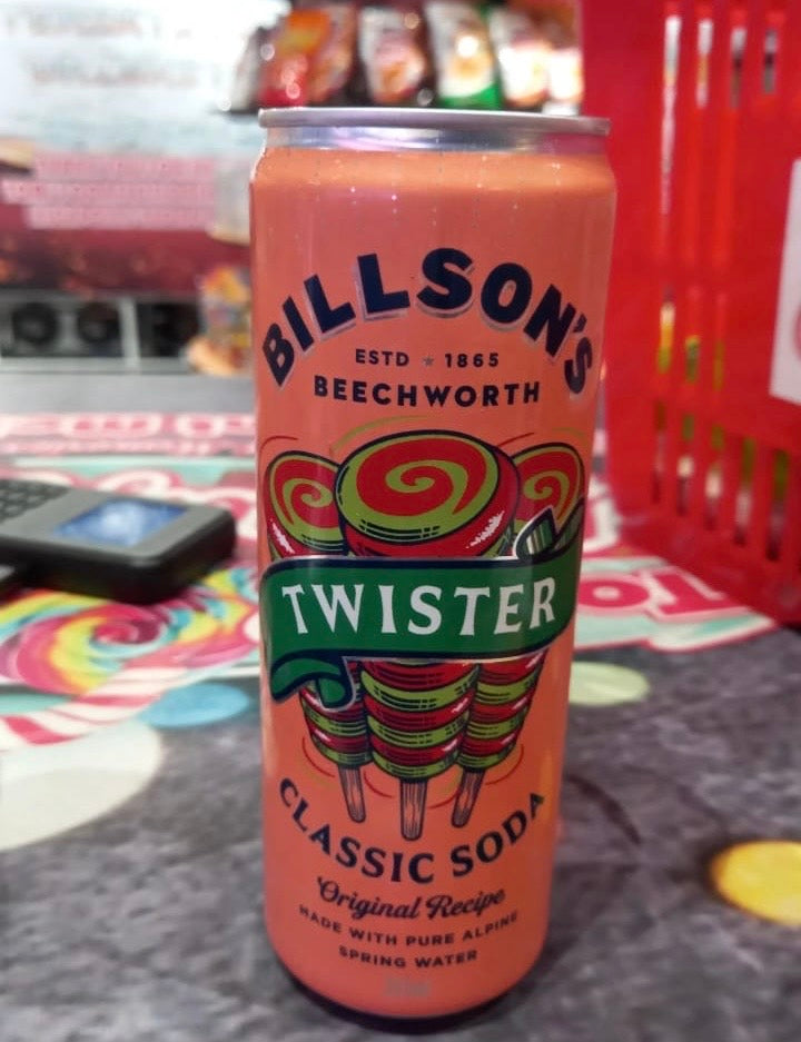 Billson’s Classic Soda - Twister – Tom's Confectionery Warehouse