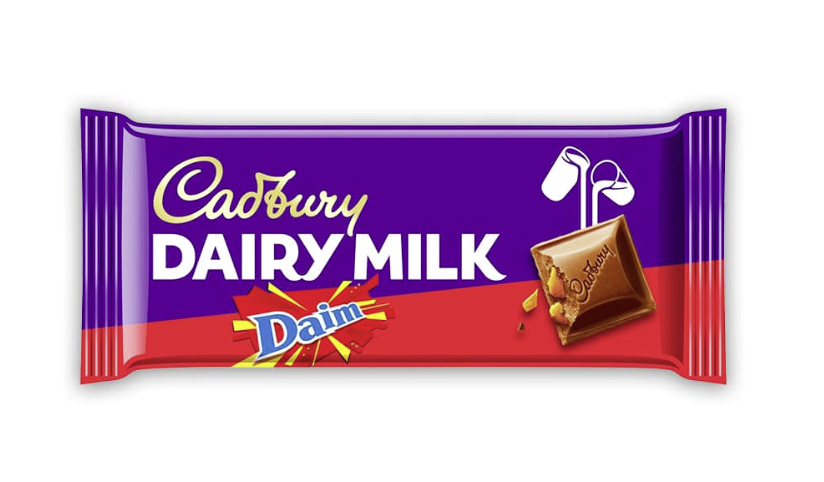 UK Cadbury Diary Milk Daim 120g – Tom's Confectionery Warehouse