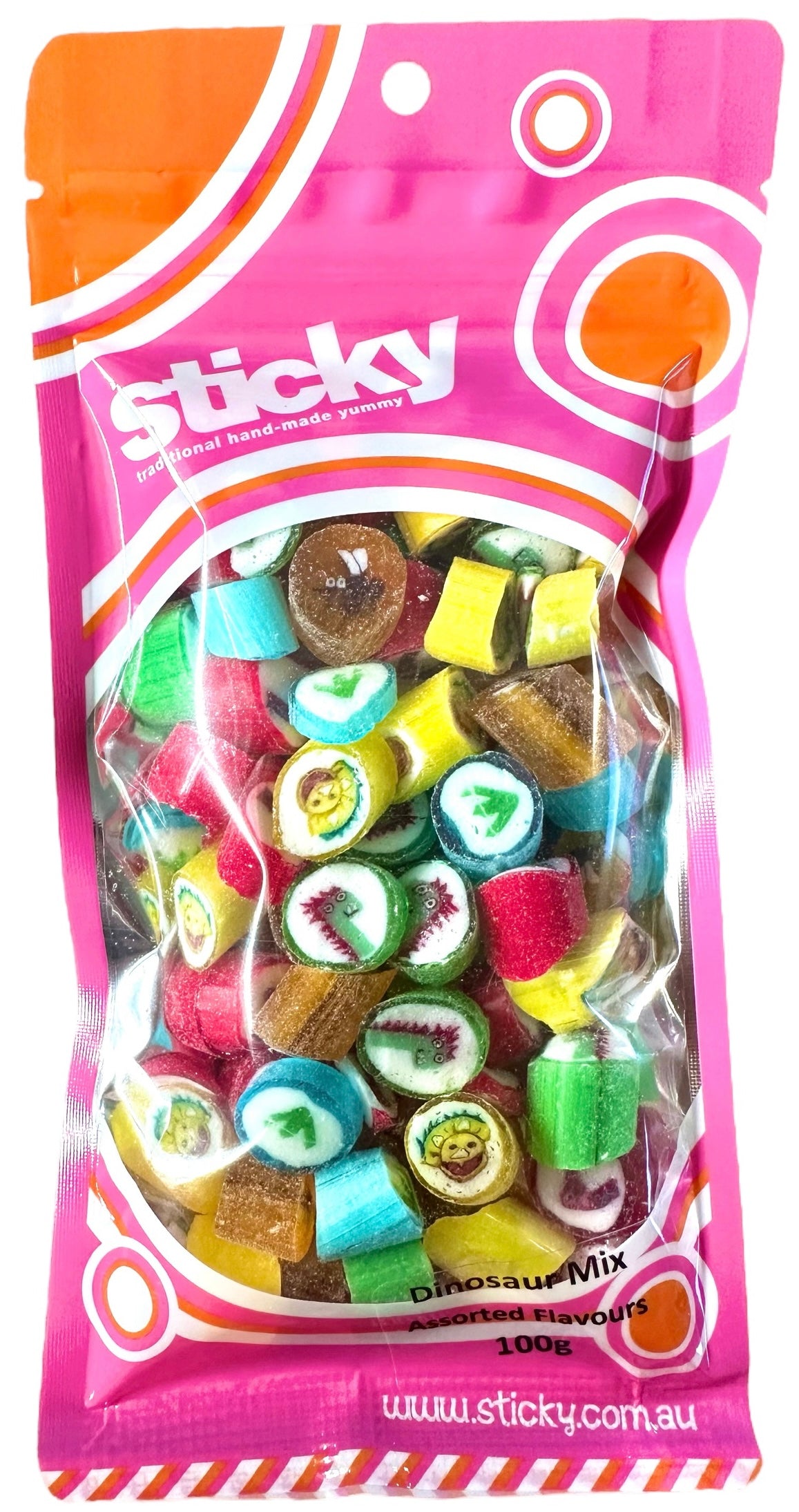Sticky - Dinosaur Mix Bag 100g – Tom's Confectionery Warehouse