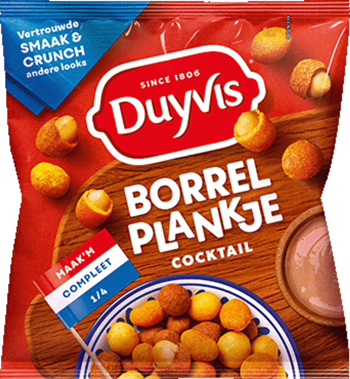 Duyvis - Borrelplankje Cocktail (Crunchy Coated Nuts Cocktail) 275g ...