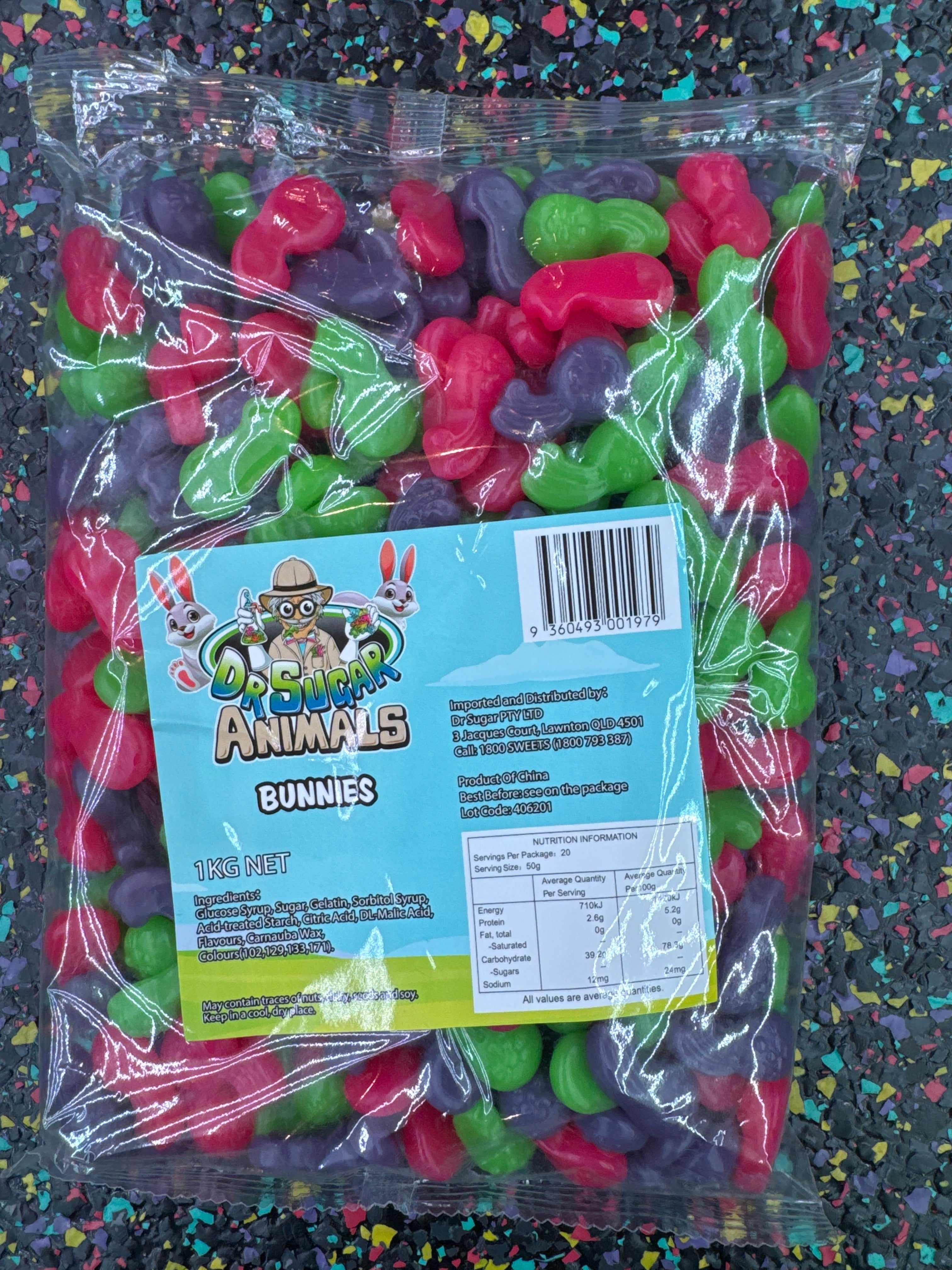 Dr Sugar Bunnies 1kg – Tom's Confectionery Warehouse