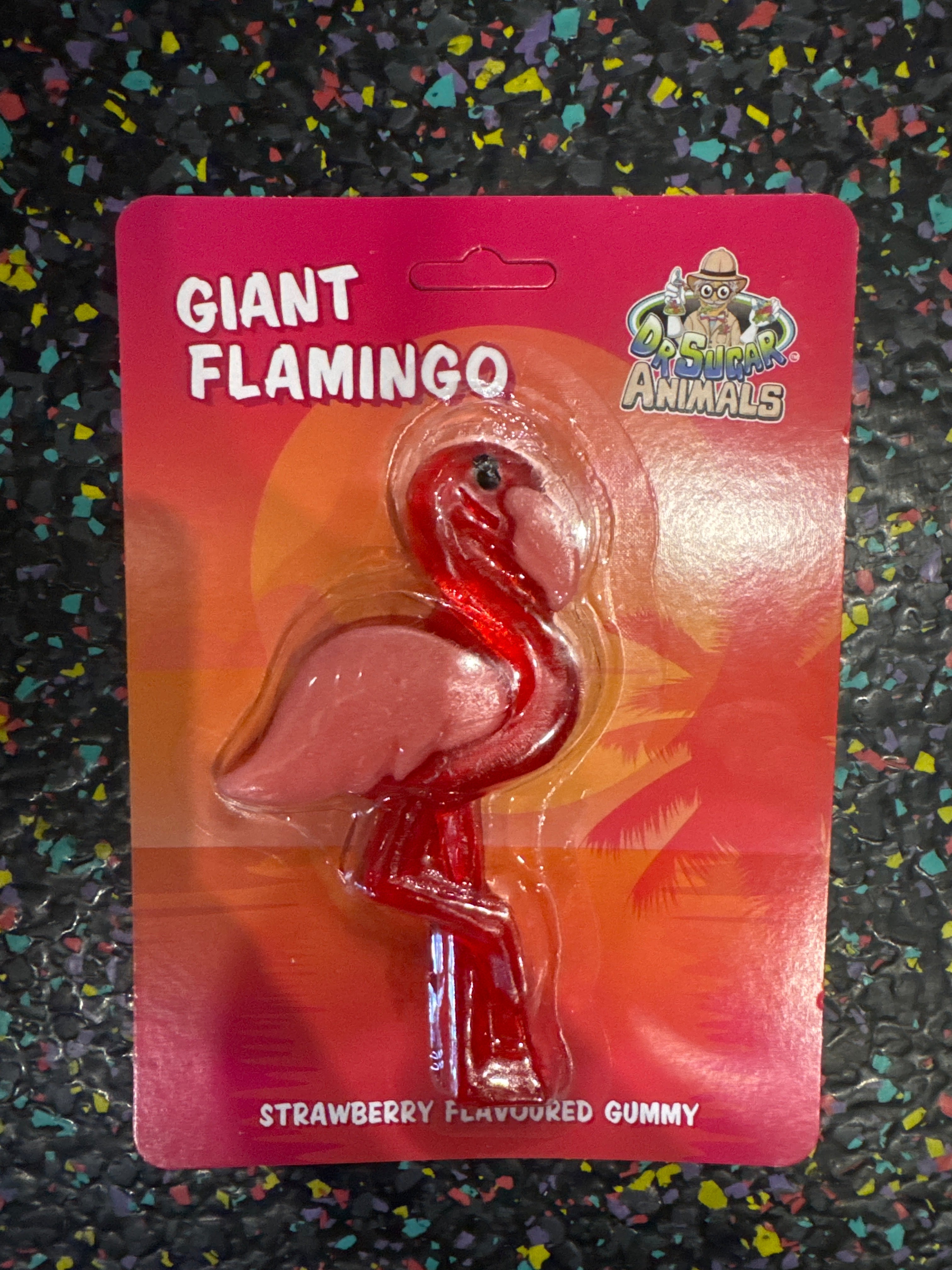 Dr Sugar Giant Gummy flamingo 90g – Tom's Confectionery Warehouse