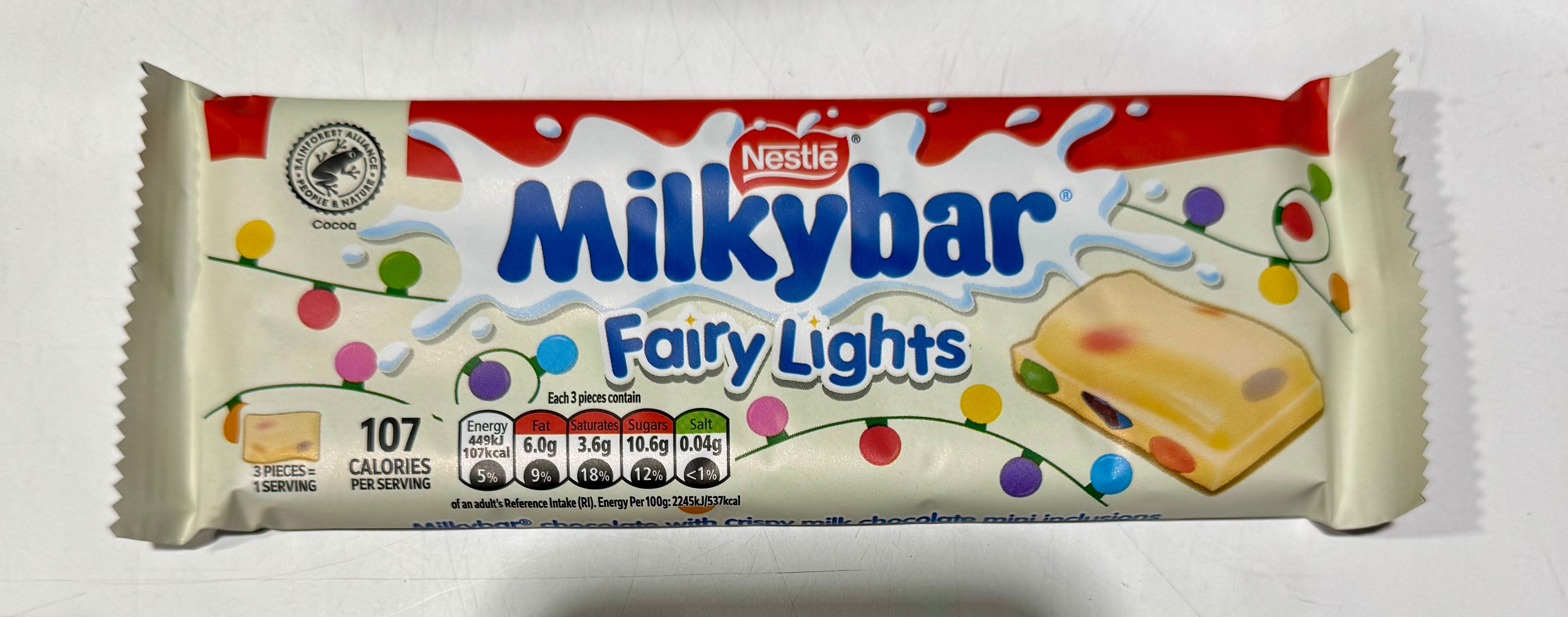 Milkybar Fairy Lights Block 100g – Tom's Confectionery Warehouse