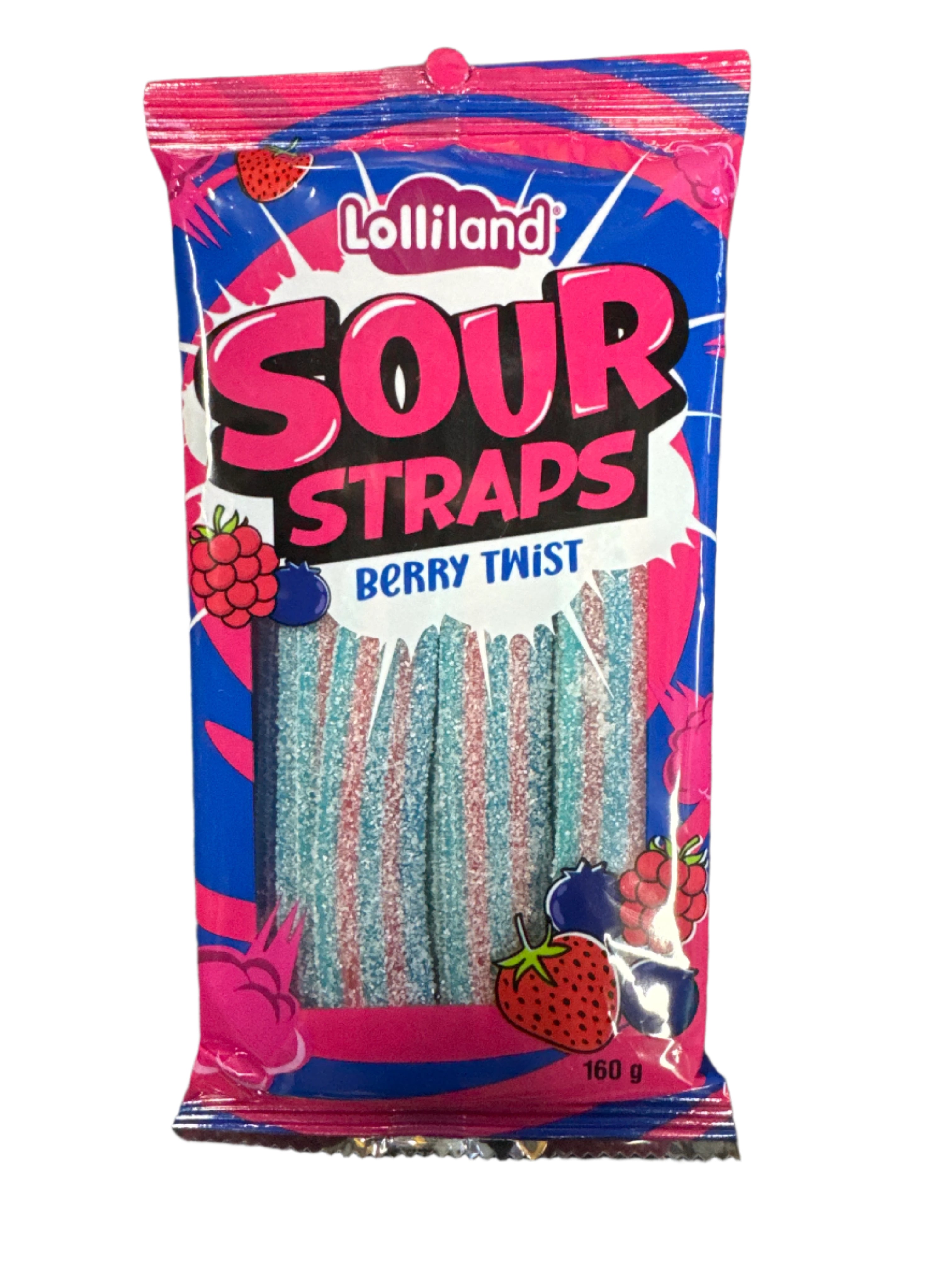 Sour Straps Berry Twist 160g – Tom's Confectionery Warehouse