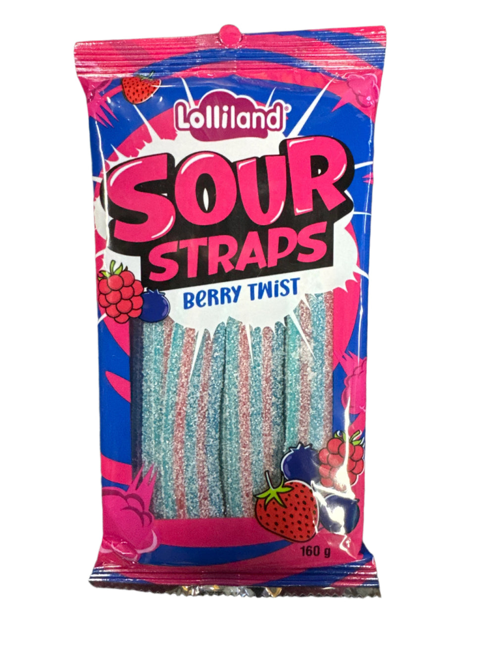 Sour Straps Berry Twist 160g – Tom's Confectionery Warehouse